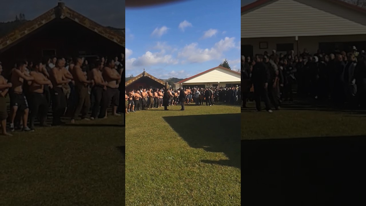 Ruatoki haka, Ngahina marae, 14/6/17 - YouTube