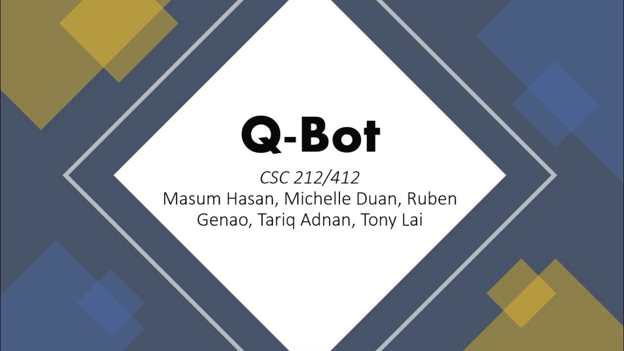 Q-Bot Product Video - YouTube