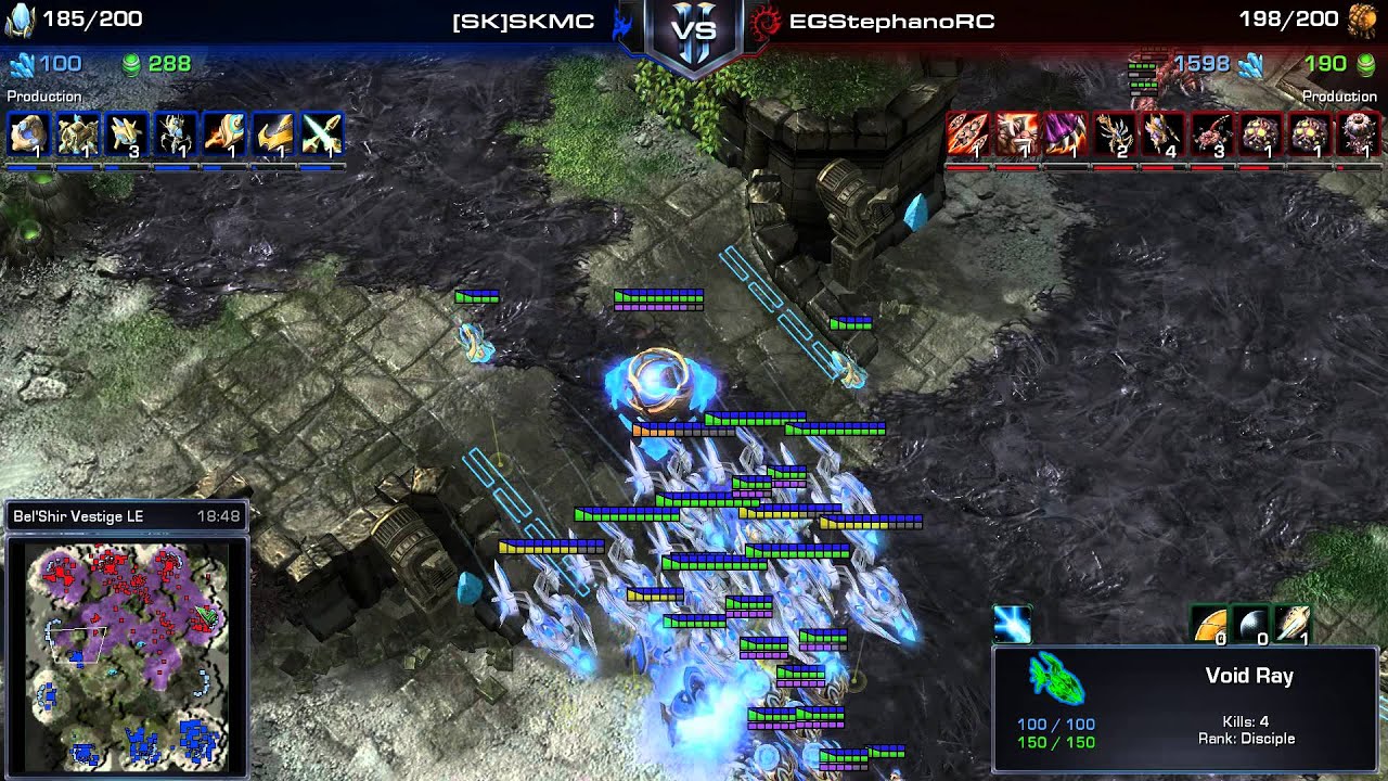 SC2 - Daily Masters - PvZ - MC vs Stephano - YouTube