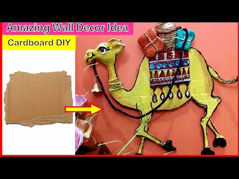 how to make Camels with Cardboard (Home Decor with waste material ...