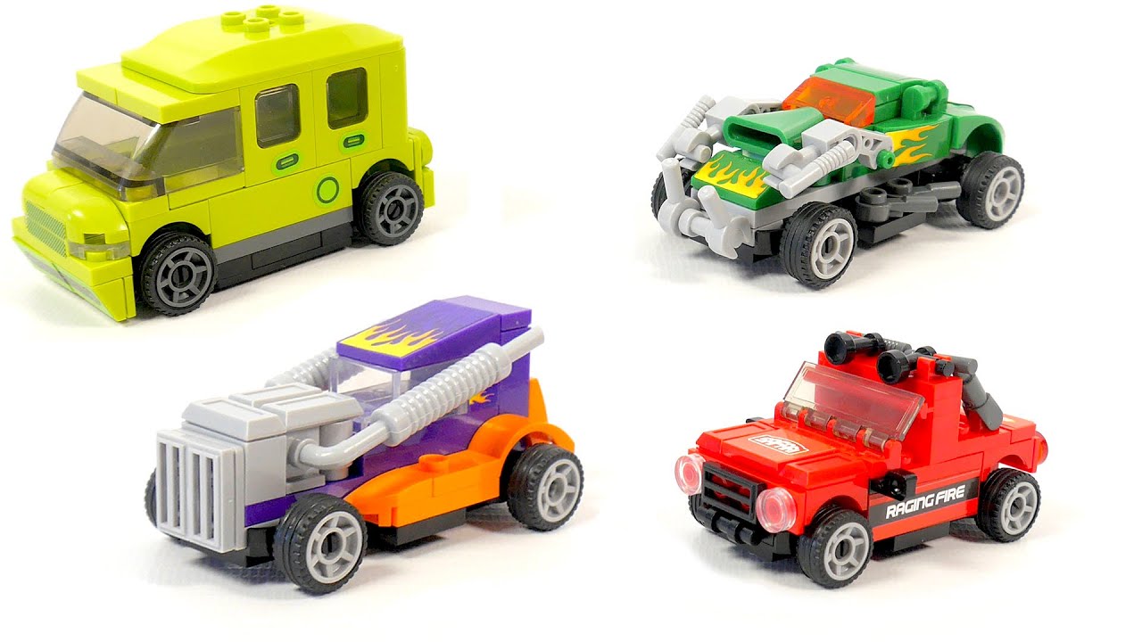 How to Build LEGO cars - Sluban pullback cars M38-B1067 H and M38-B1088 ...