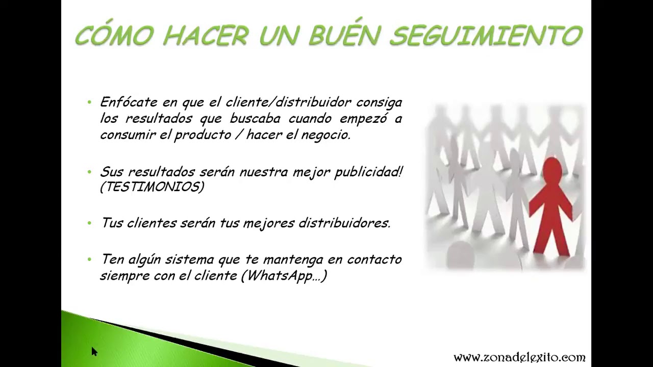 EL SEGUIMIENTO AL CLIENTE Y/O DISTRIBUIDOR - YouTube