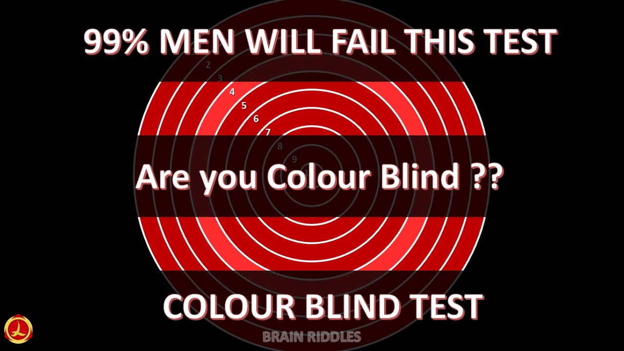 COLOR BLIND TESTS (Brain Riddles and Eye Tests) Are you Colour Blind #1 ...