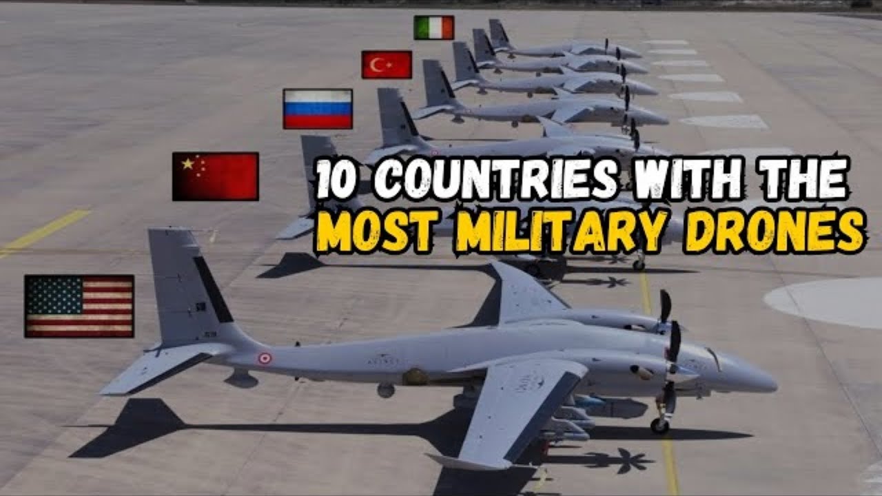 Top 10 Countries with the Most Military Drones in the World | Most ...