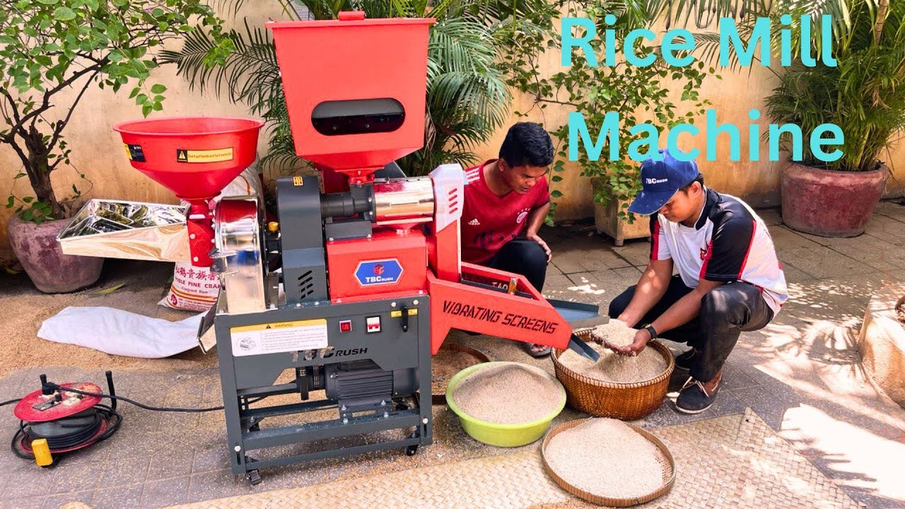 Rice Mill Machine #agriculturemachine #agriculturetechnology #machinery ...