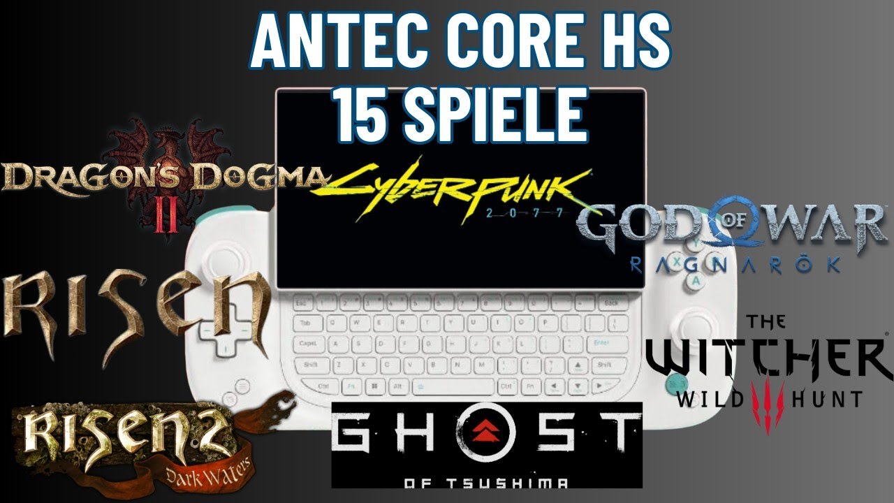 Antec Core HS - technischer Ersteindruck - 15 Spiele getestet - YouTube