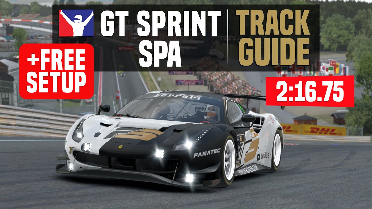 iRacing track guide | Spa Endurance (GT Sprint / GT3 Challenge) + Free ...