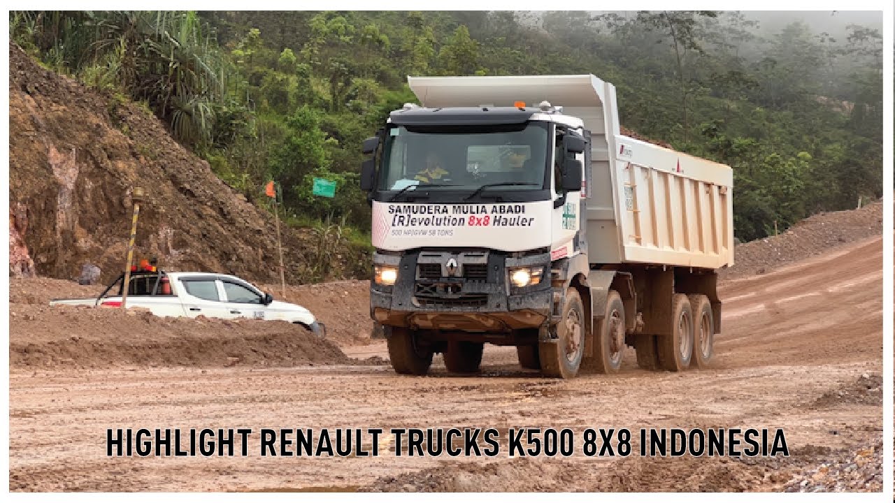 Experience the Power: Renault Trucks K500 8x8 in Action! - YouTube