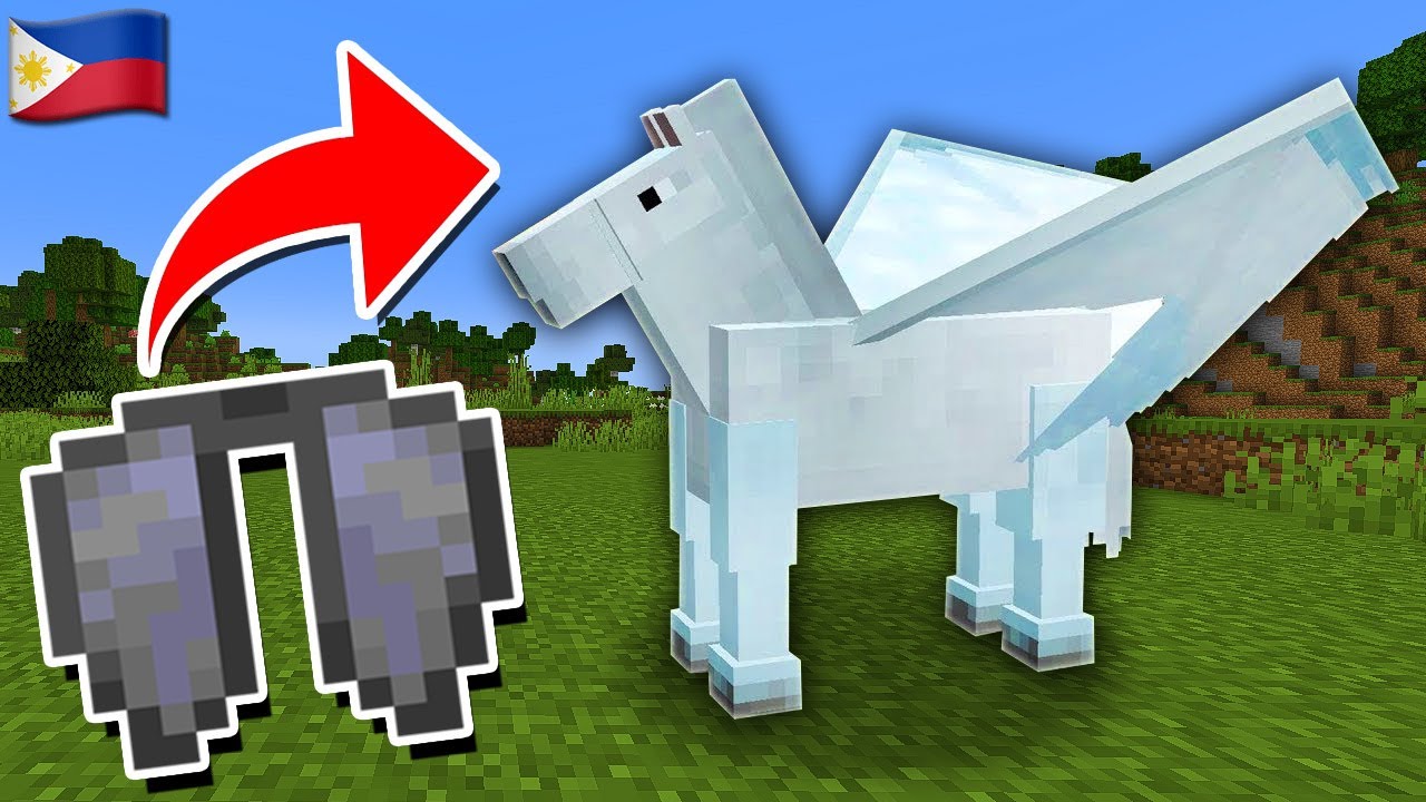 Kabayo na may PAKPAK sa MINECRAFT !! - YouTube