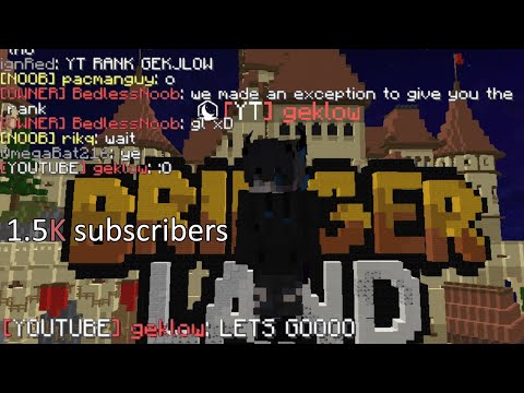 How I got Youtube Rank on @Bedless Noob's server (with only 1.5k subs ...