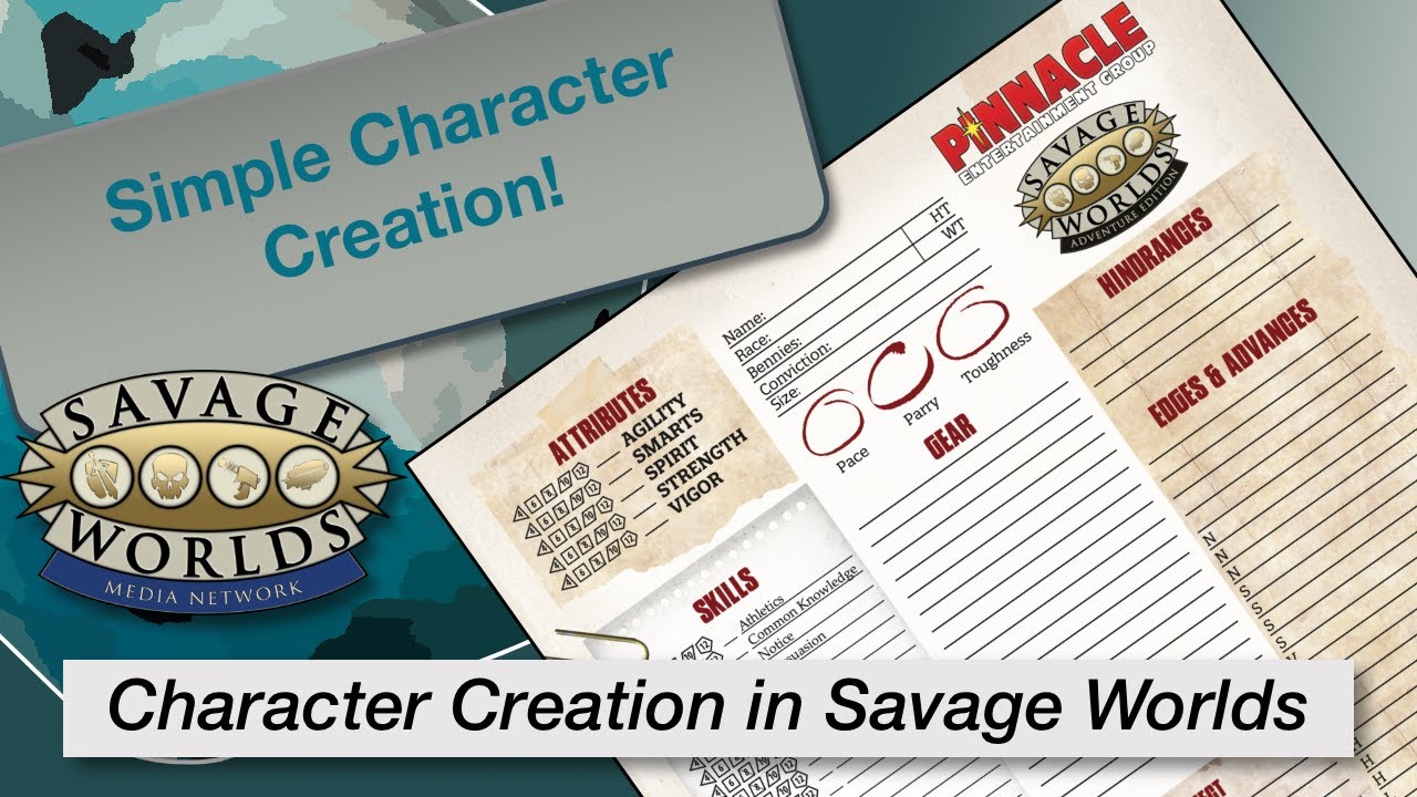 TT Ep 142 How-To on Savage Worlds Character Creation Rules with Strategies and Ideas to Keep in ...