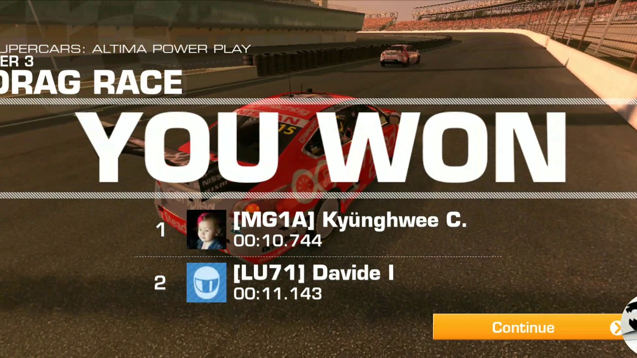 Real Racing 3 Supercars: Altima Power Play 3a Drag Race @ Indianapolis ...