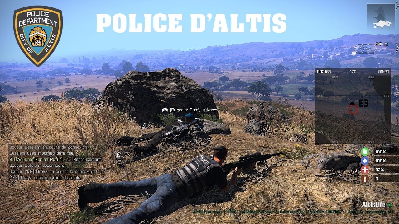 [FR] Altis Life - Deux braquages Stations Services - Police ALFR - YouTube
