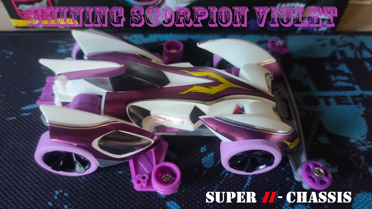 BUILD TAMIYAミニ四駆 SHINING SCORPION VIOLET - YouTube