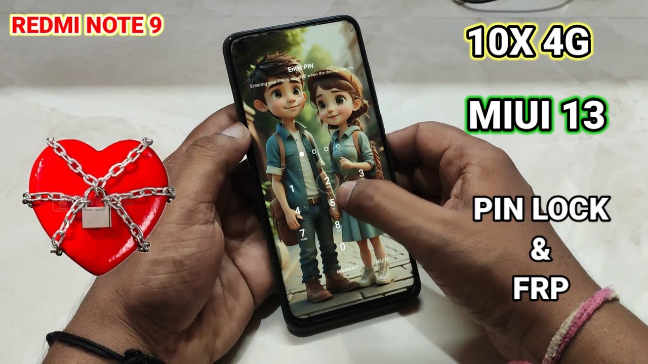 REDMI NOTE 9 10X 4G PIN LOCK & FRP REMOVE UNLOCKTOOL ONE CLICK - YouTube