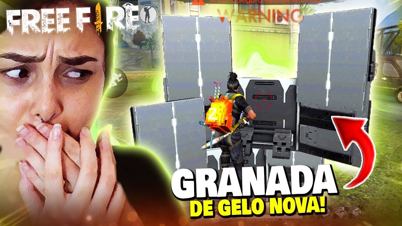 TESTAMOS A NOVA GRANADA DE GELO - Free fire - YouTube