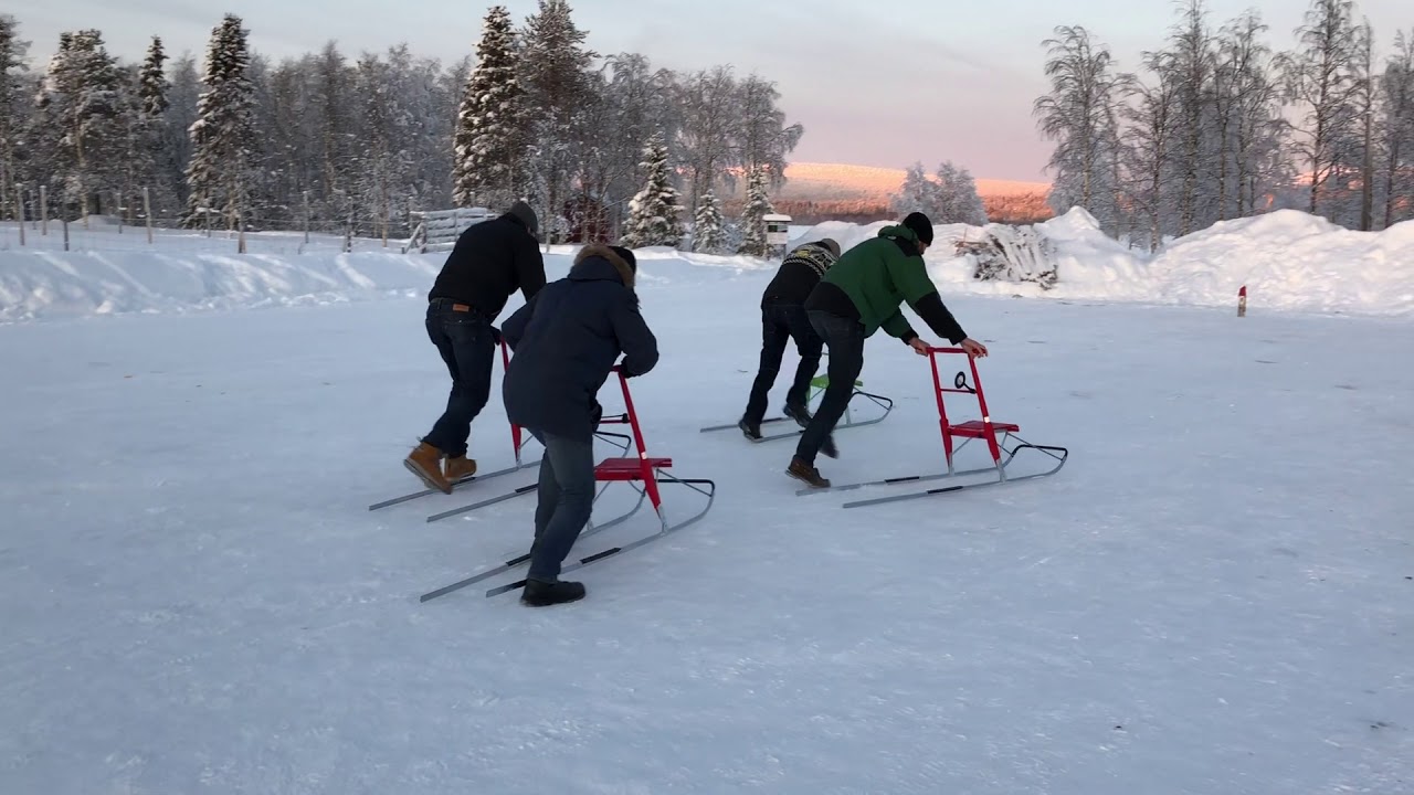 Kick sled competition - R4AD - Potkurikisa - YouTube