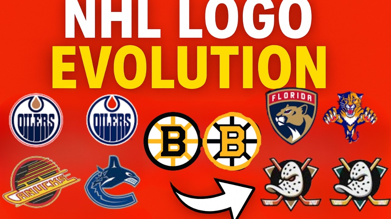 Evolution of NHL Logos! - YouTube