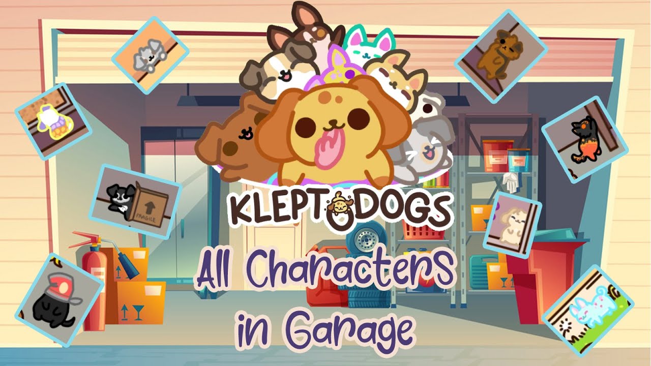 KleptoDogs - All Characters in Garage - YouTube
