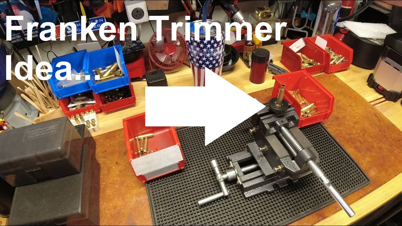 Franken Trimmer Idea: DIY Brase Case Trimmer Amalgamation - YouTube