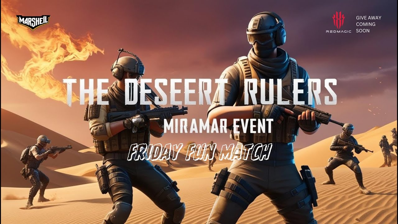 🔥 PUBG Mobile Event - Desert Rulers | Hosted by MarSheiL Y T & A2K 🎮 ...