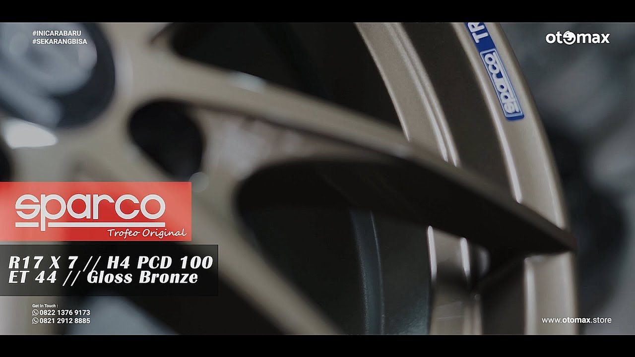 Velg Mobil Sparco Trofeo Original (MN609U) Ring 17 Gloss Bronze | by ...
