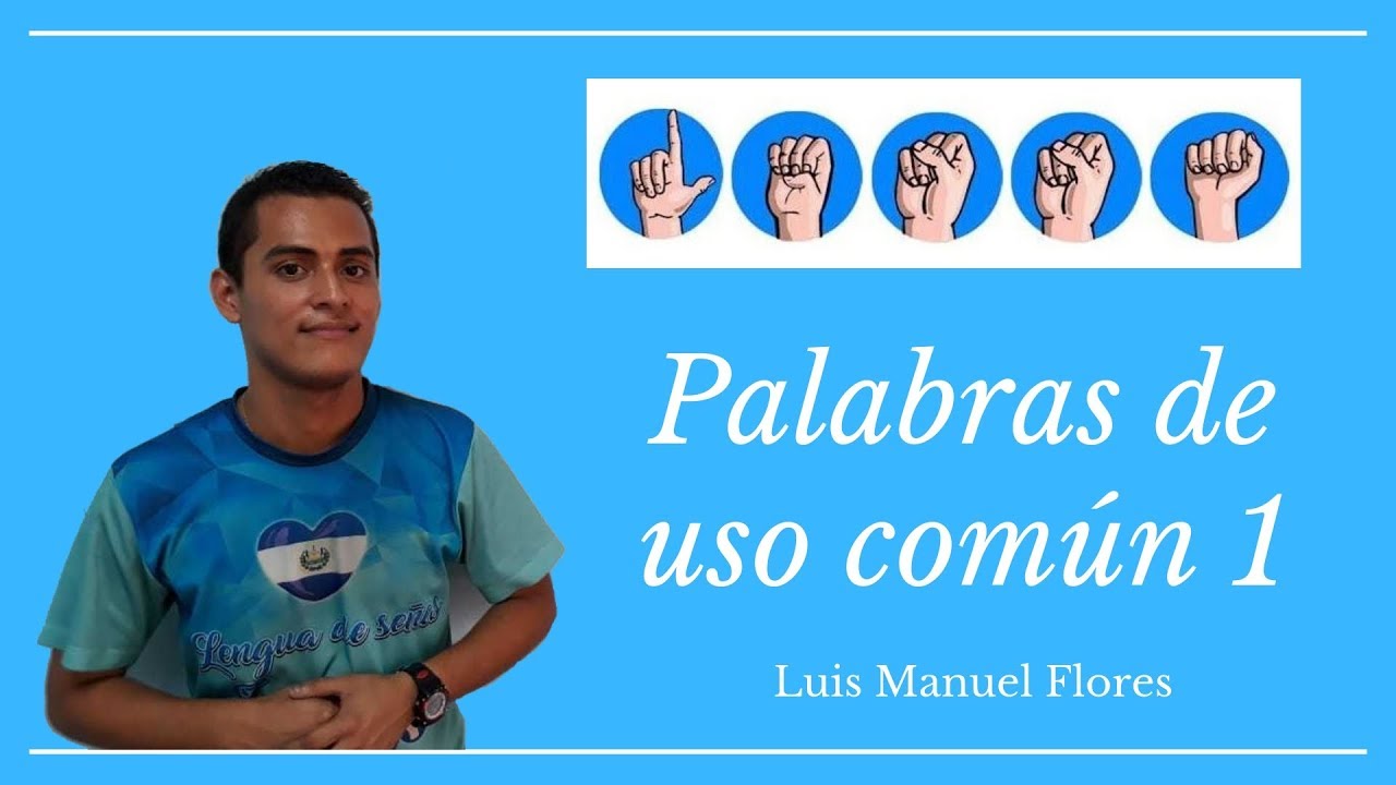 LESSA Palabras de uso común (PARTE 1) - YouTube