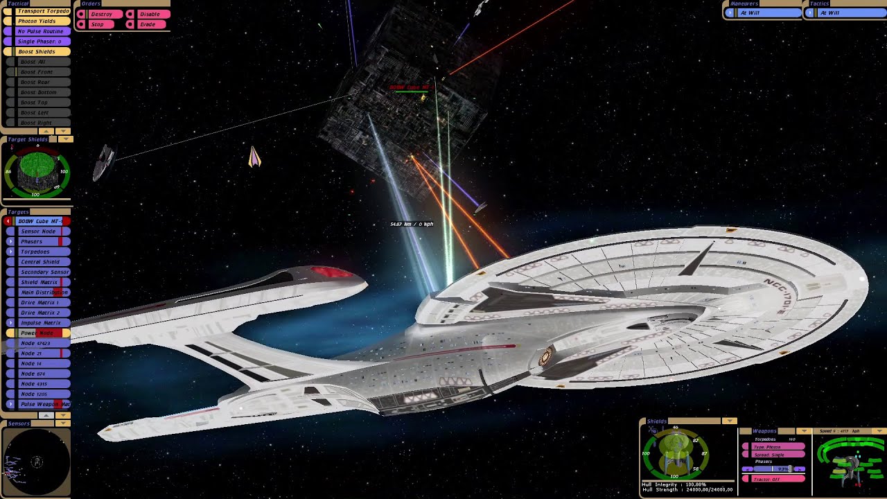 Battle of Sector 001, Take II (or Borg Cube Bowling) | KM | Star Trek ...