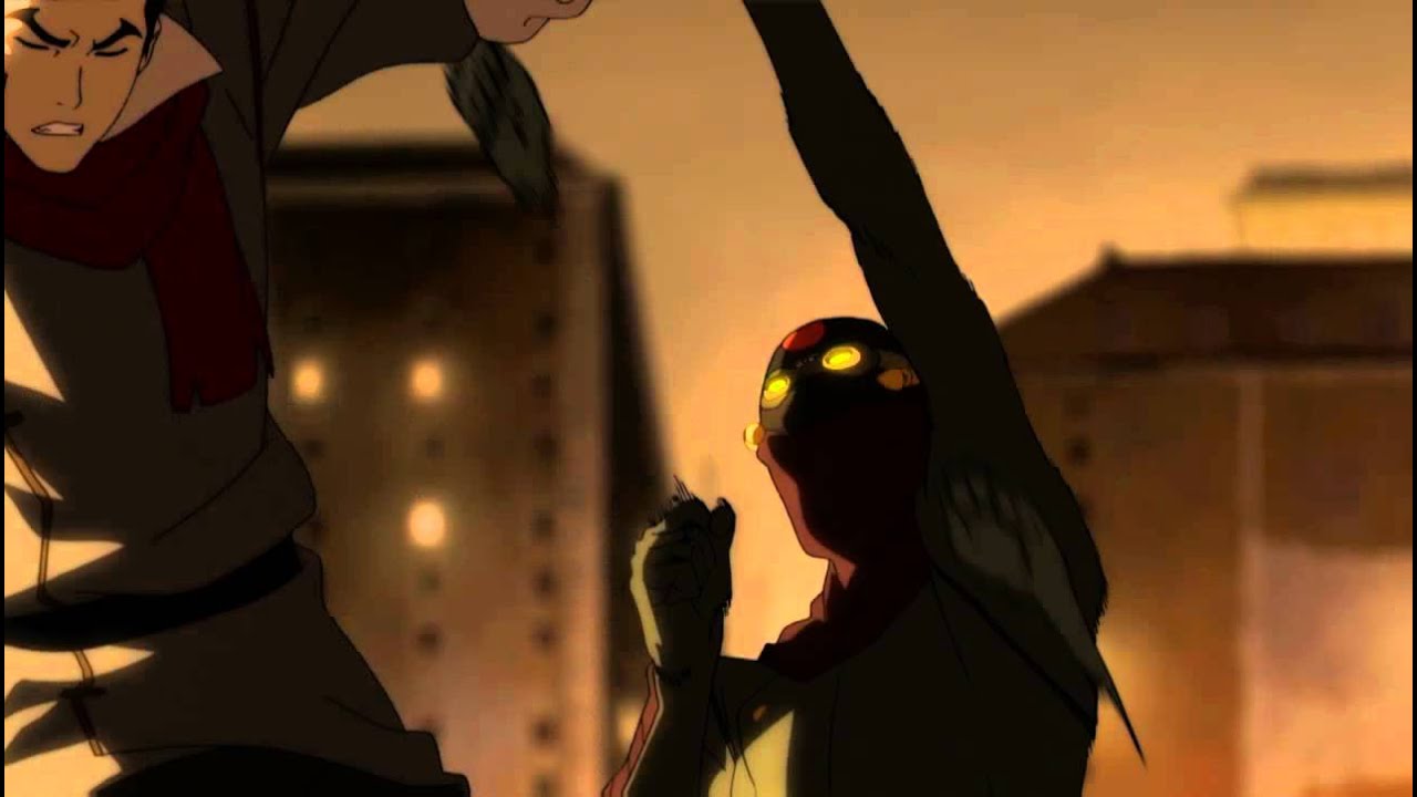 Mako & Korra vs chi-blocker clip! - YouTube