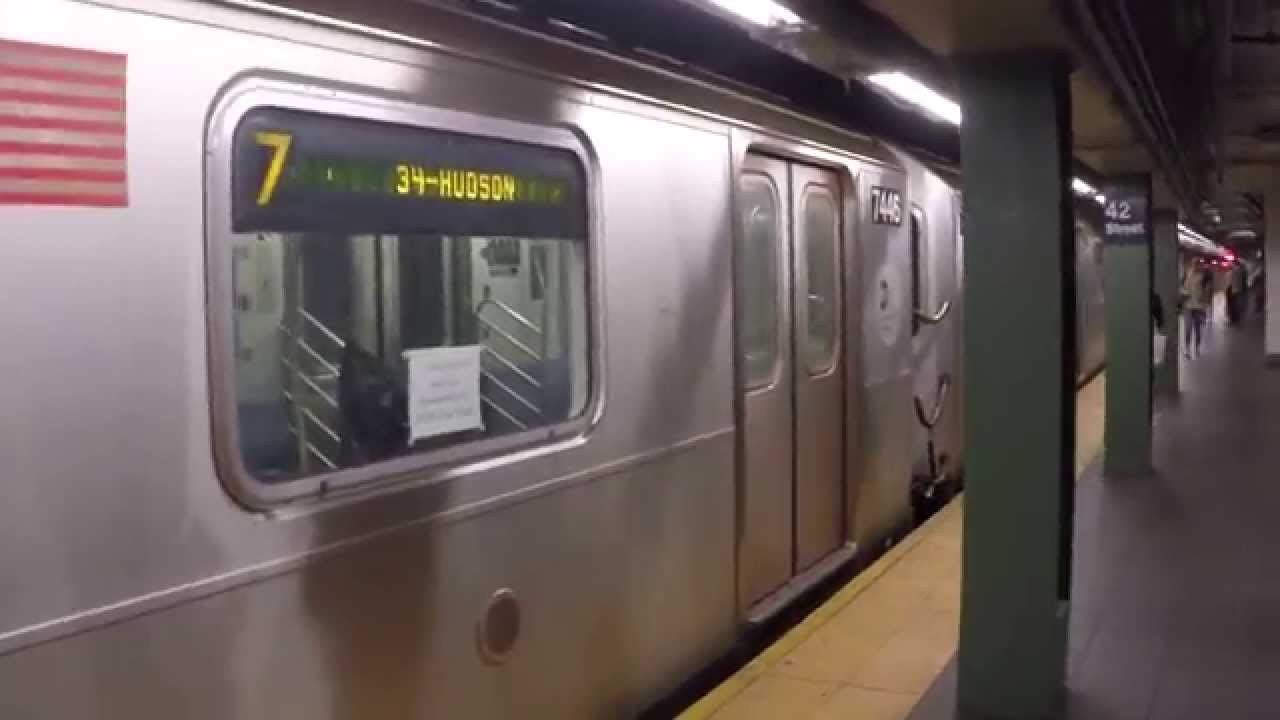 IRT Flushing Line: R188 34th Street-Hudson Yards Bound 7 Test Train at ...