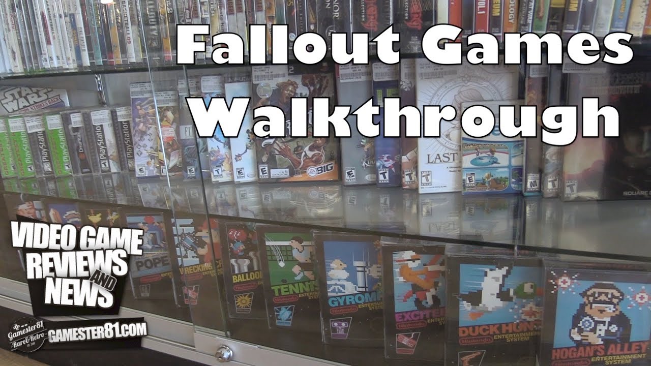 Fallout Games Store Walkthrough - Game Gems Found - Gamester81 - YouTube