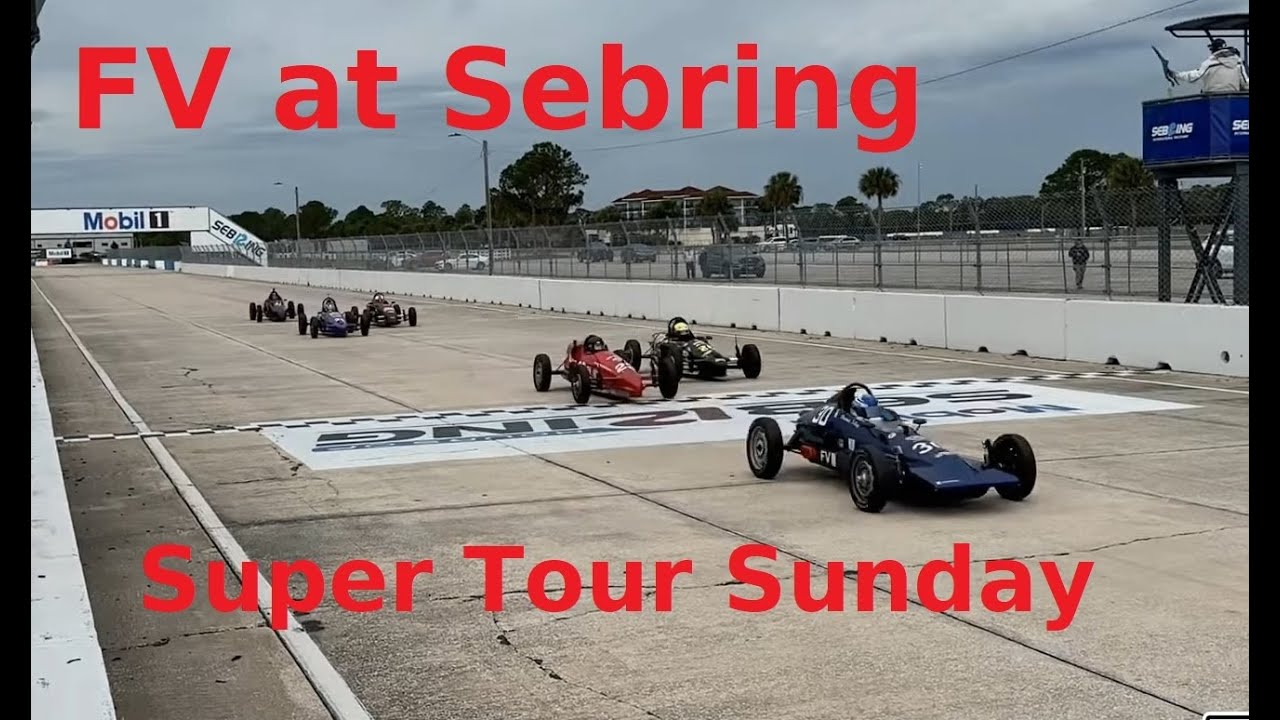 Formula Vee - 2024 Sebring Sunday Super Tour - YouTube