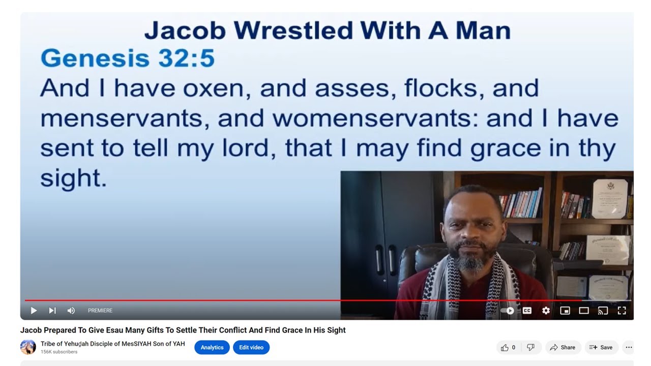 Jacob Prepared To Give Esau Many Gifts To Settle Their Conflict And ...