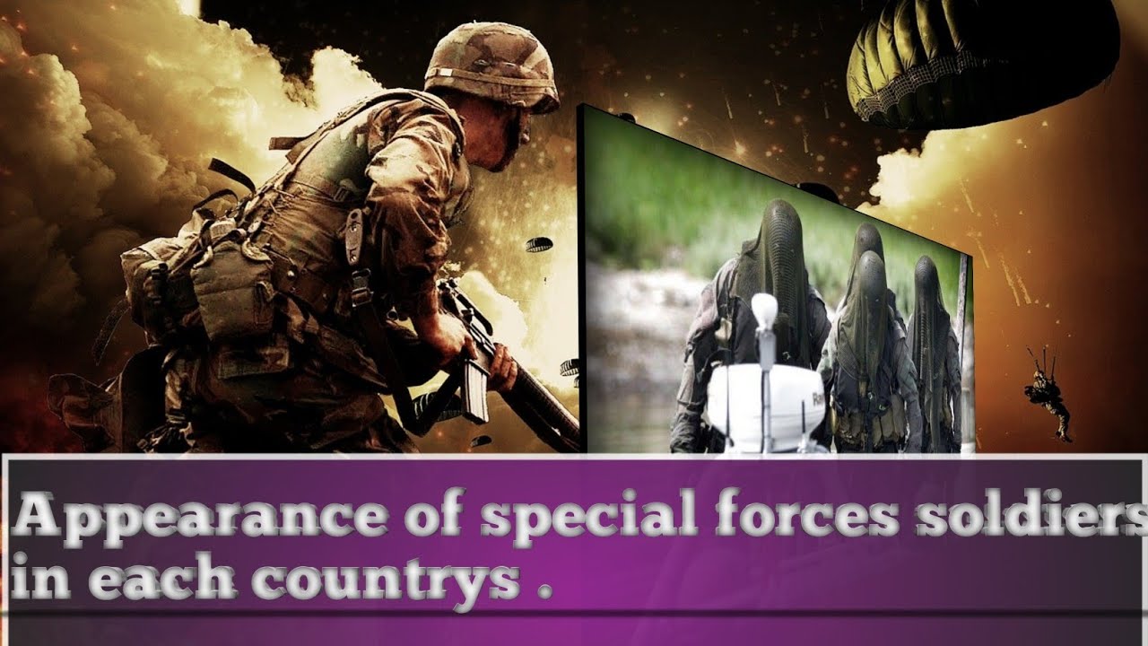 the appearance of special forces soldiers in each countrys #pendrive ...