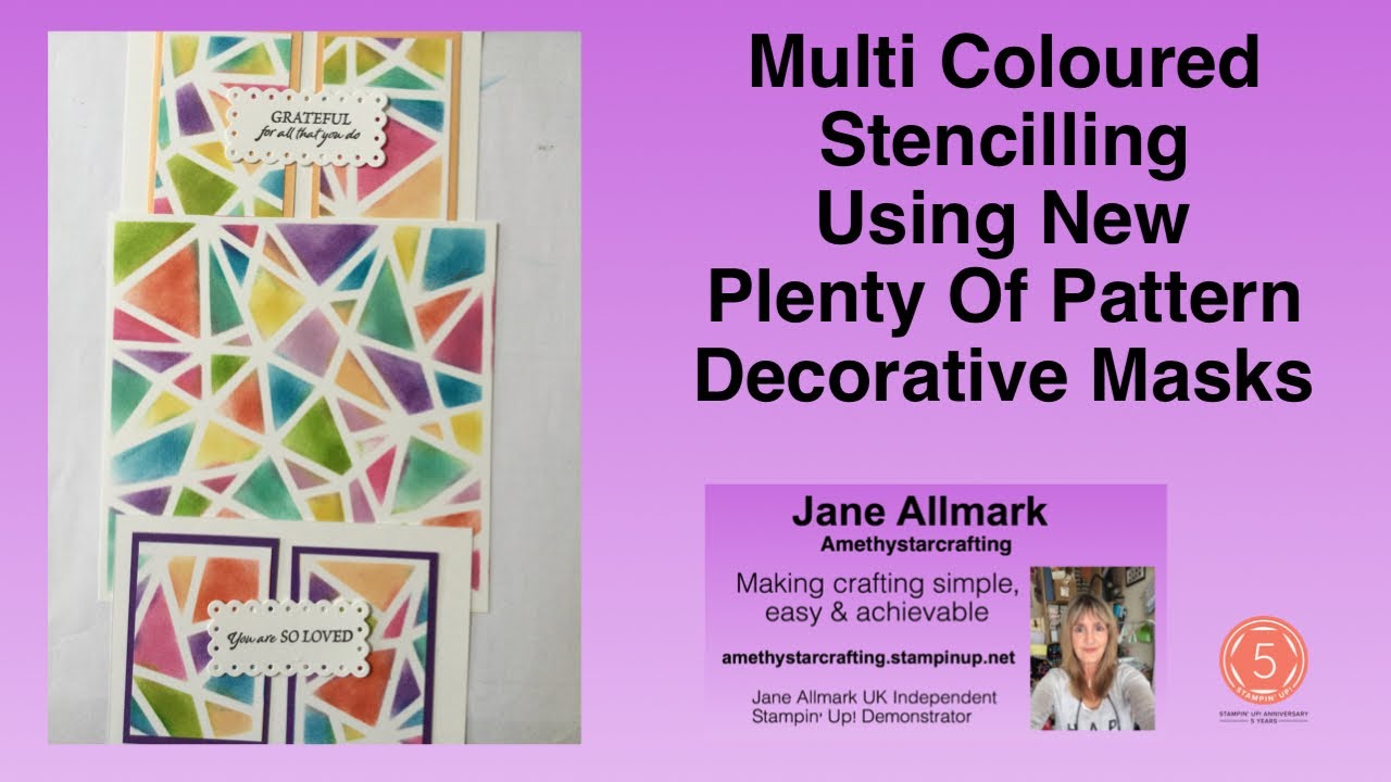 Make up to 6 multi coloured cards using a 6"x6" Plenty Of Patterns ...