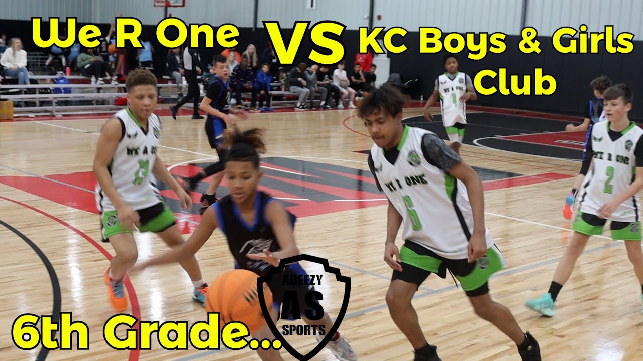 We R One VS KC Boys & Girls Club | 6th grade | AAU Weekend basketball ...