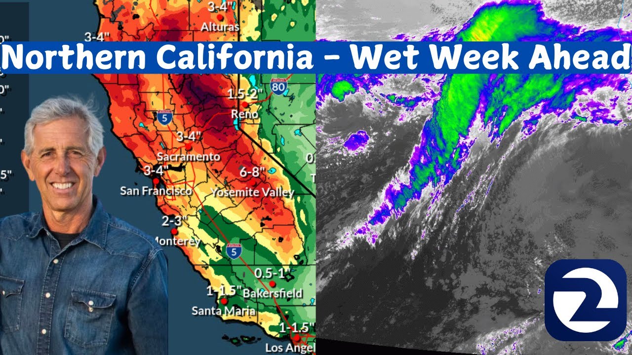 Heavy Rain Continues in Nor Cal: Southern CA Waiting, Sierra Snow ...