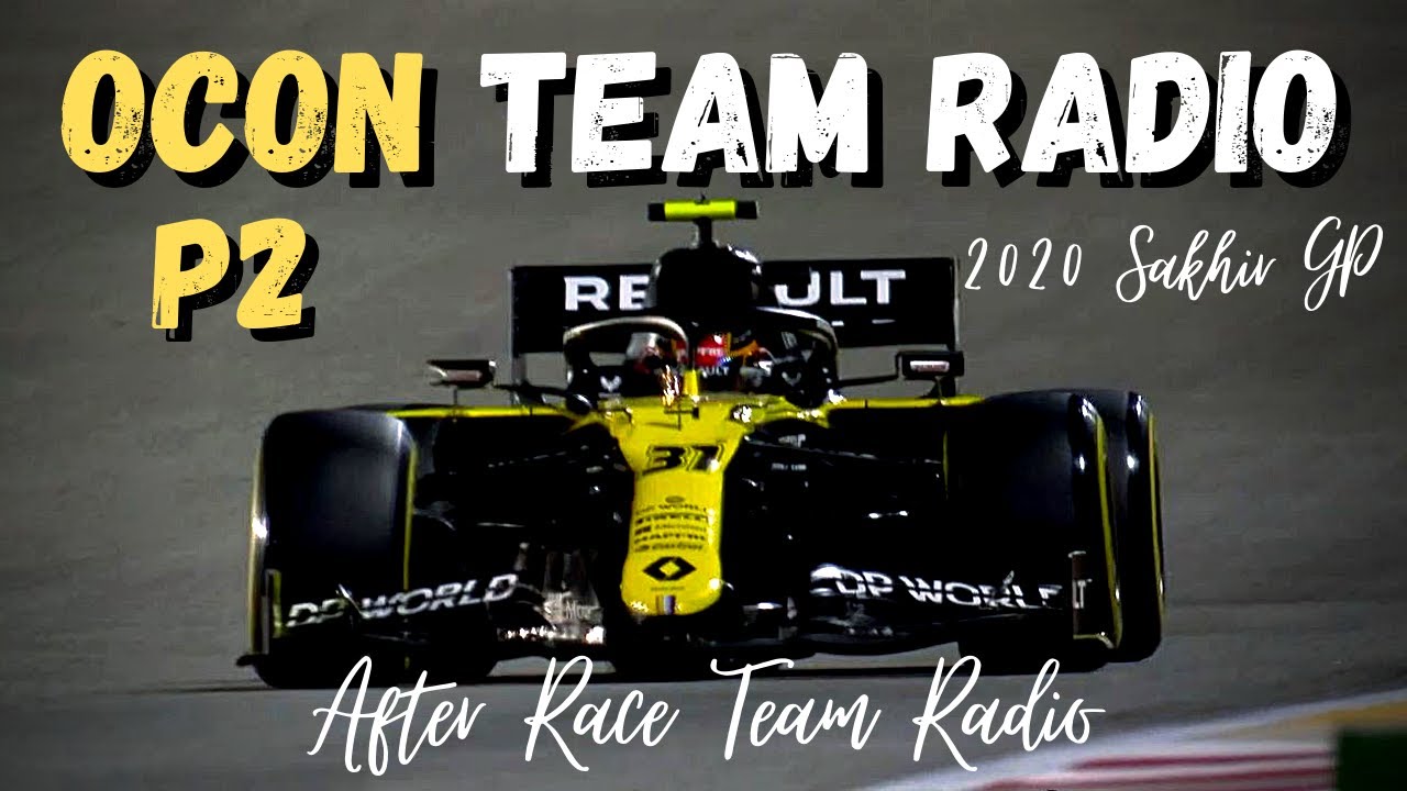 Esteban Ocon Team Radio P2 2020 Sakhir GP "BRAVO BRAVO BRAVO" | Ocon ...