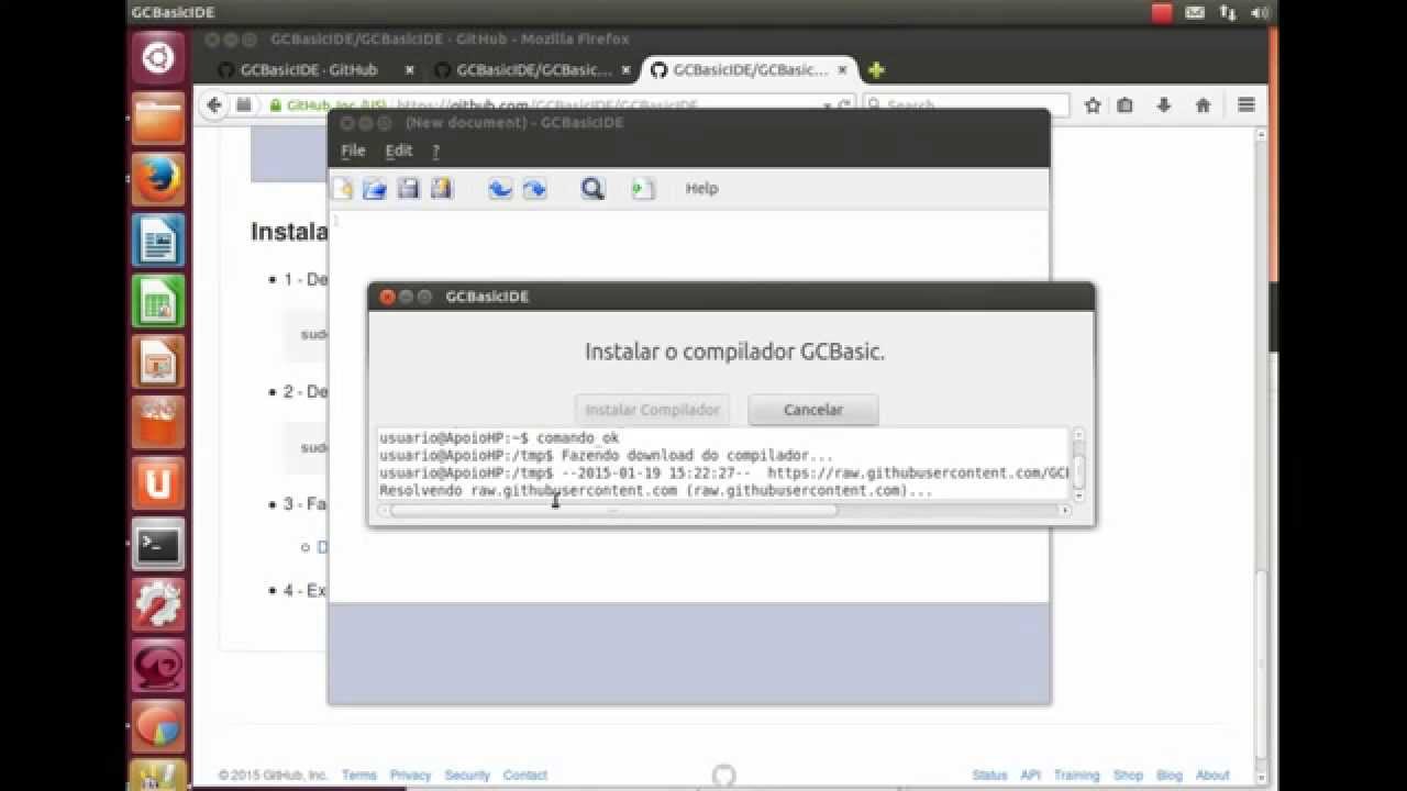 Instalando GCBasic IDE no Ubuntu Linux - YouTube