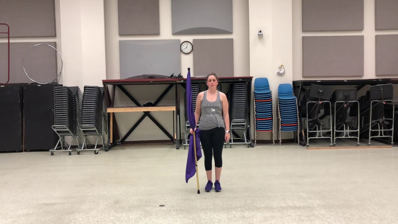 Double Fast Spin - Color Guard Fundamentals - YouTube