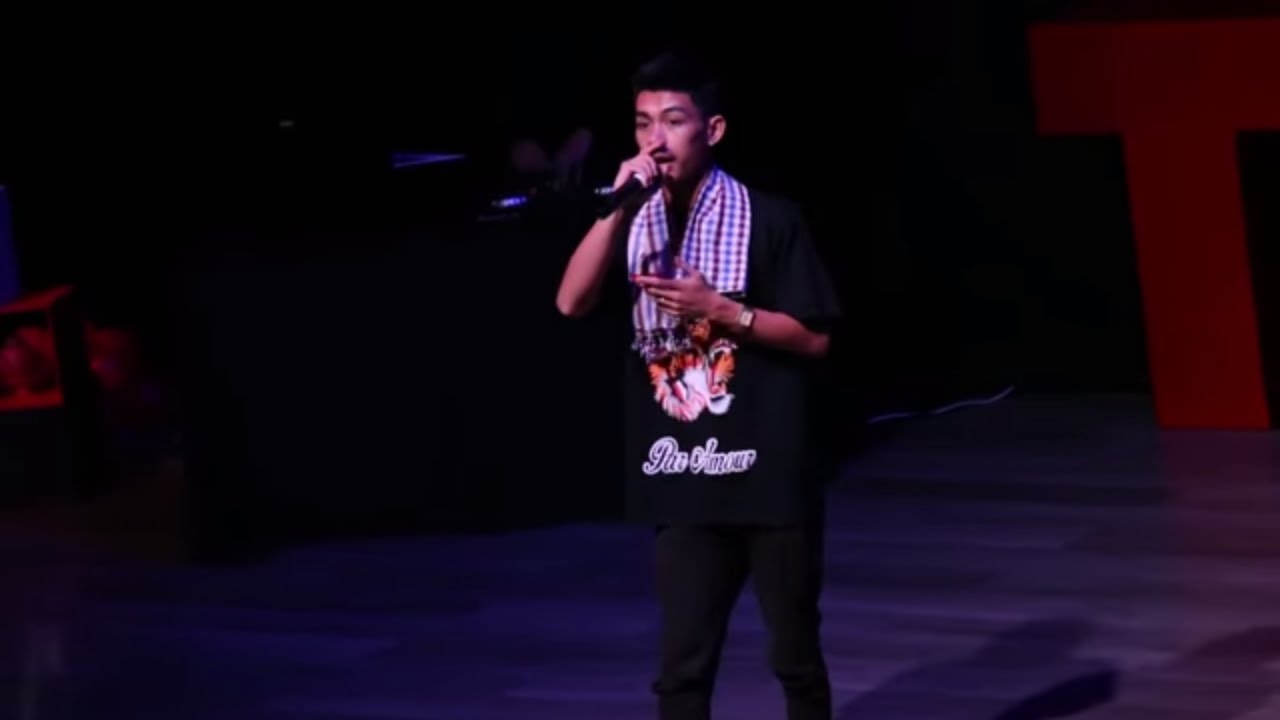 A rising Cambodian Rap Artist | Mann Vannda | TEDxAbdulCarimeSt - YouTube