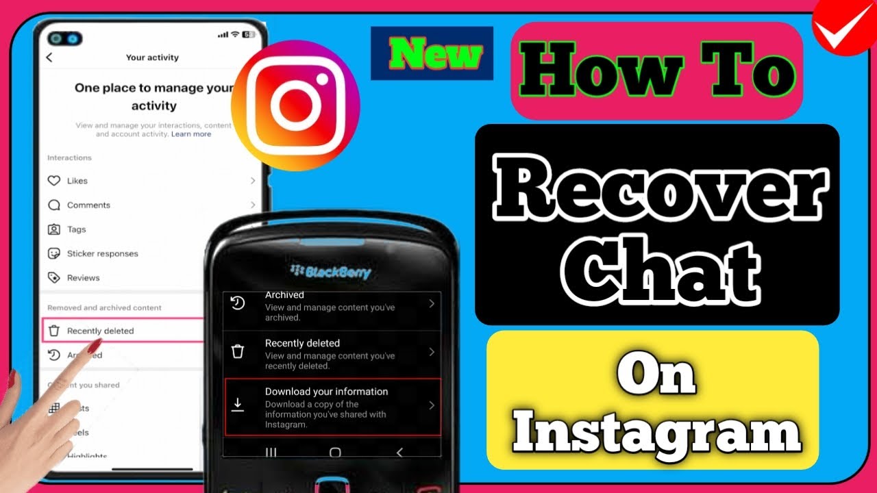 How to recover deleted Chats on Instagram (New Update 2023) - YouTube