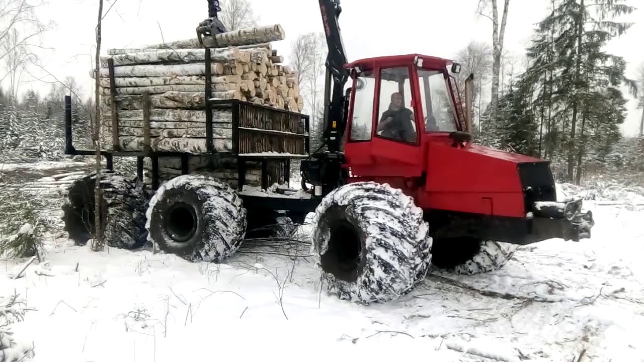 homemade forwarder(09.01.2019) - YouTube
