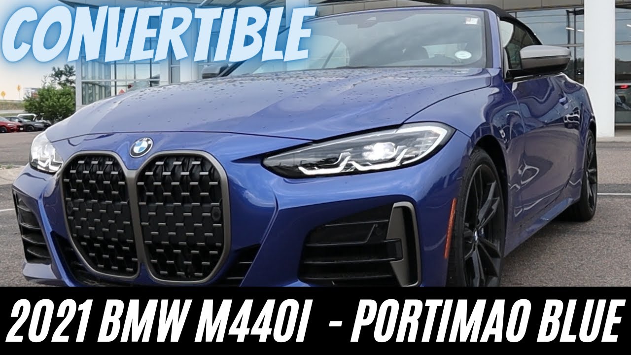 2021 BMW M440i Convertible | Portimao Blue Metallic | Sound, Exterior ...