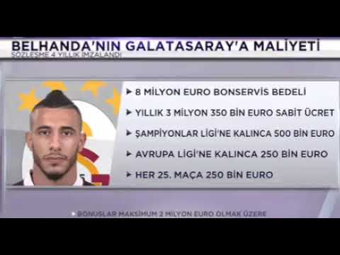 Belhanda'nın Galatasaray'a maliyeti