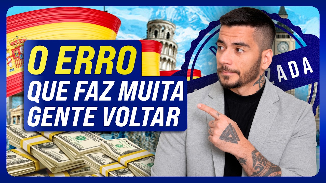 VOCÊ NÃO PRECISA SER RICO pra ir para Espanha - YouTube