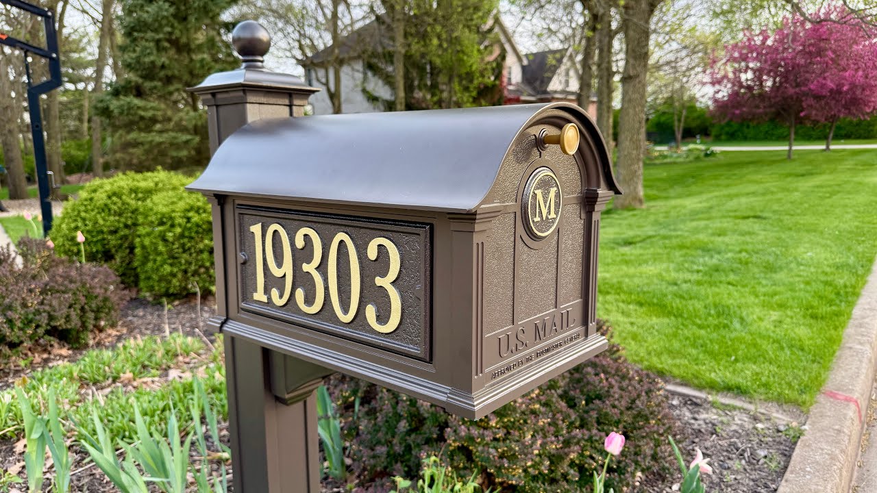 Elegant Outdoor Upgrade: Whitehall Balmoral Extra Large Custom Mailbox ...
