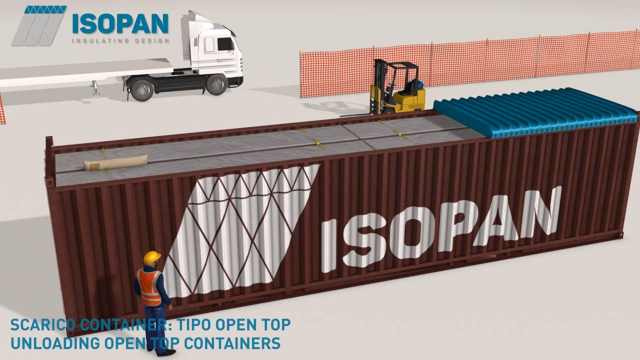 Isopan - Video tutorial: Unloading instructions for containers - YouTube