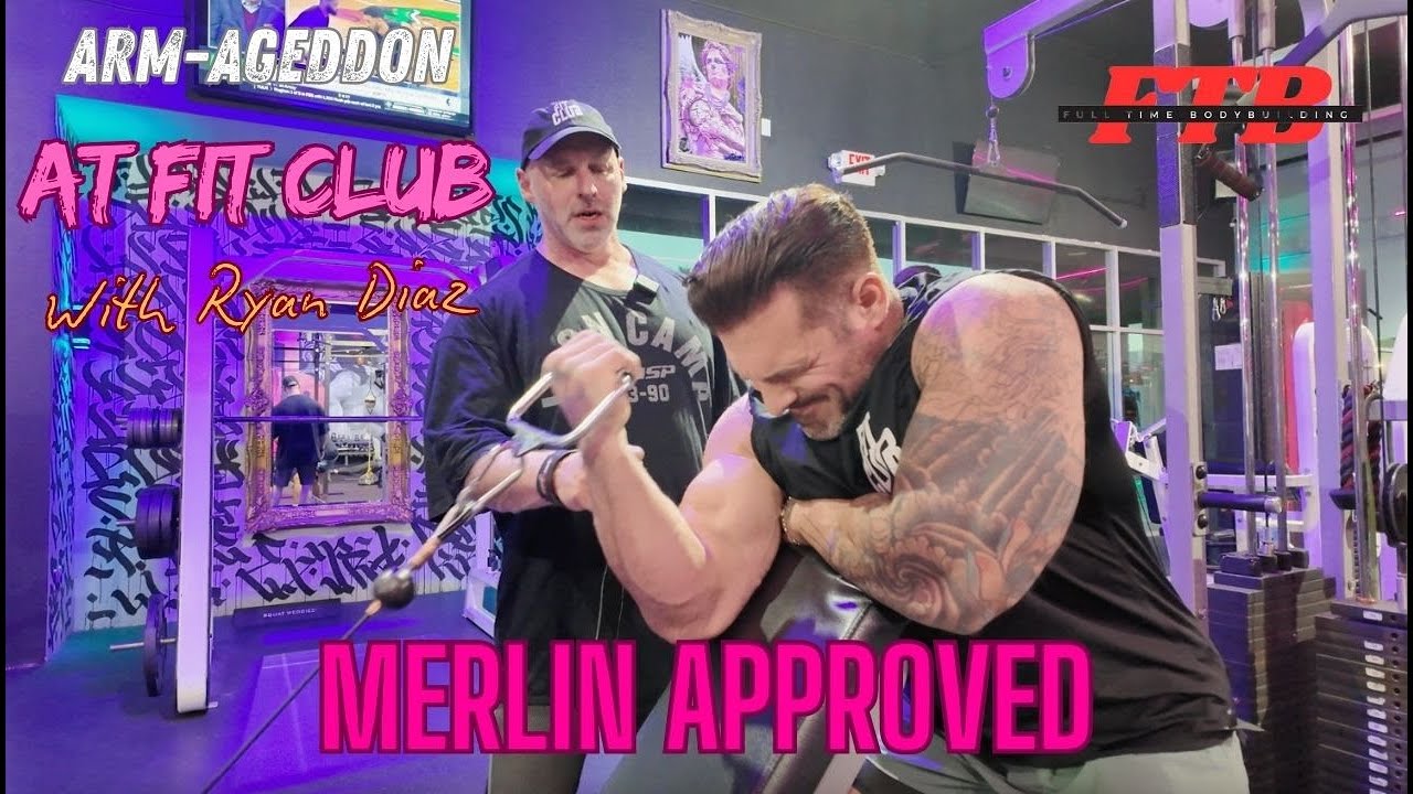 Arm-ageddon at Fit Club with Ryan Diaz - Merlin Approved - YouTube
