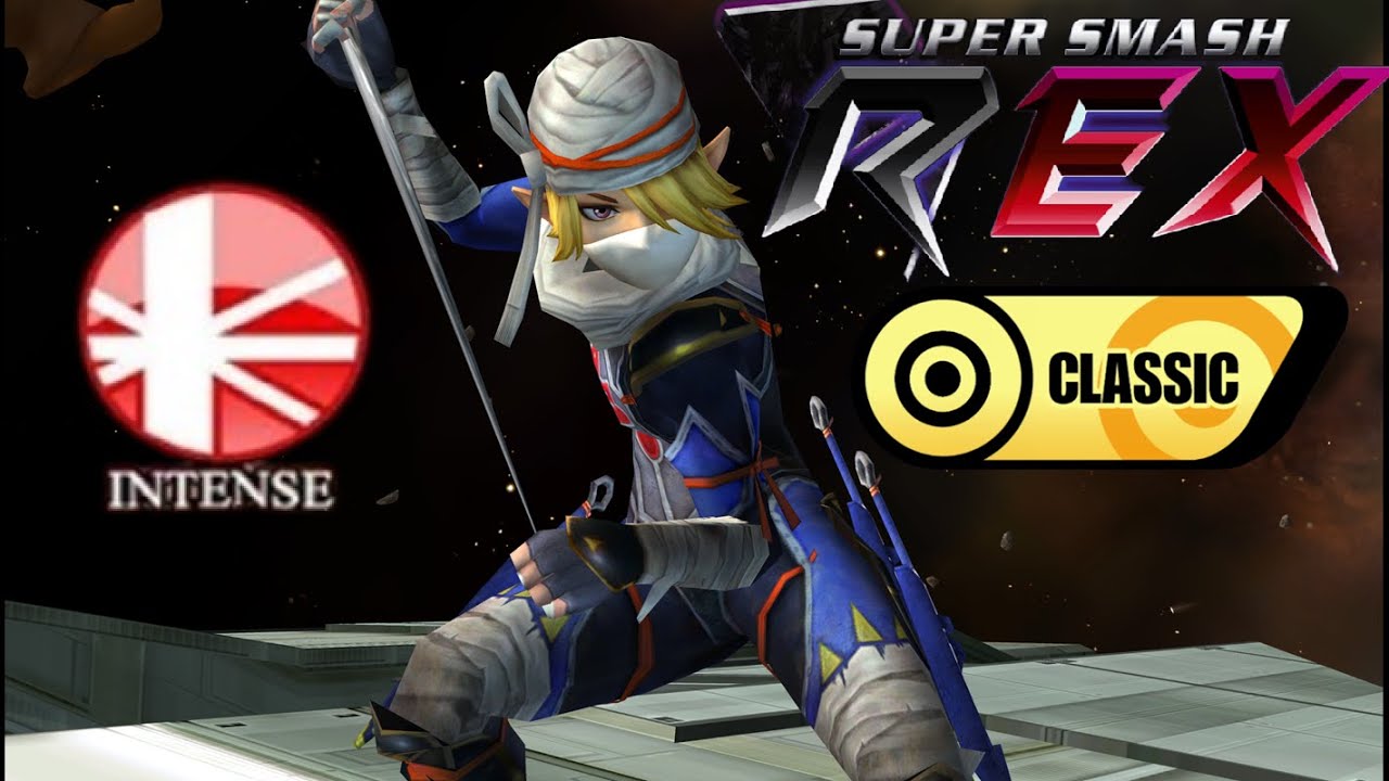 Super Smash REX Gameplay - Classic Mode with Sheik (Intense) - YouTube